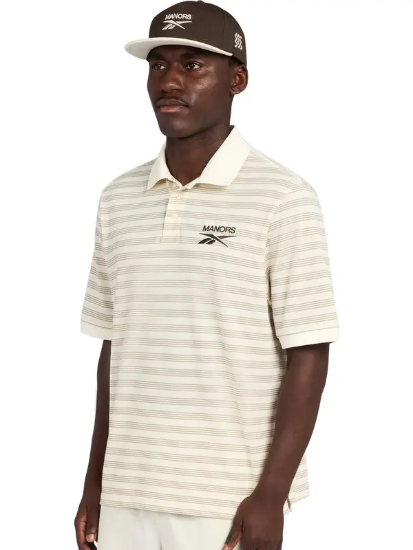 REEBOK X Manors Pique Polo - Chalk/pebble