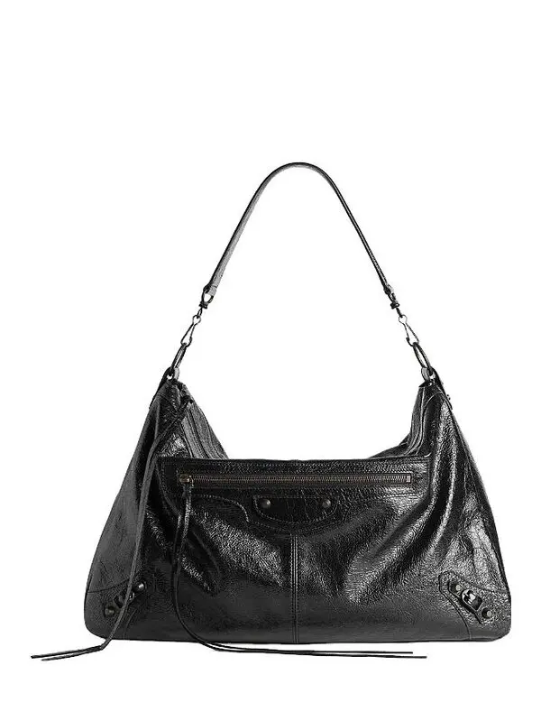Balenciaga Le City Moto Bag - Black