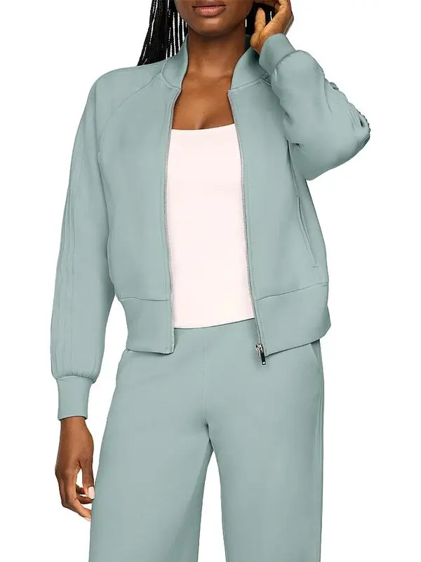Spanx Airessentials Pintuck Track Jacket - Dew