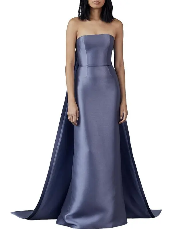 Amsale Mik Strapless Gown - Slate