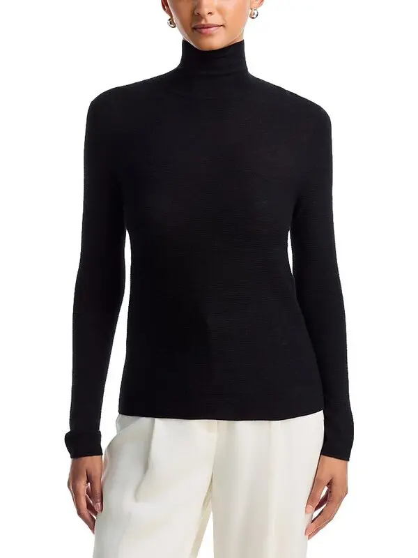 LISA YANG Lory Cashmere Turtleneck - Black
