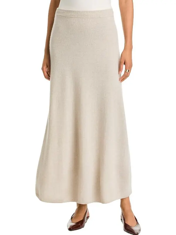 LISA YANG Dolly Cashmere Maxi Skirt - Oyster