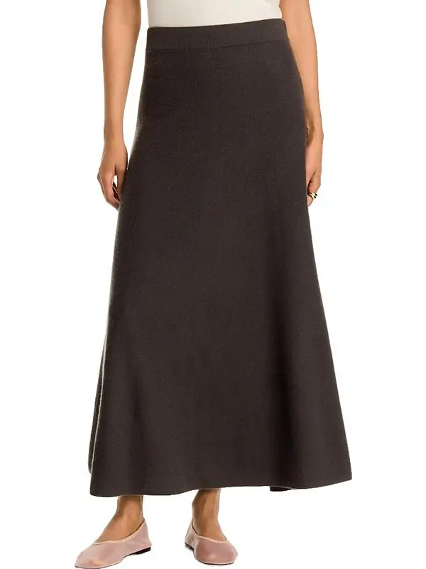 LISA YANG Torie Cashmere Maxi Skirt - Dark Fern
