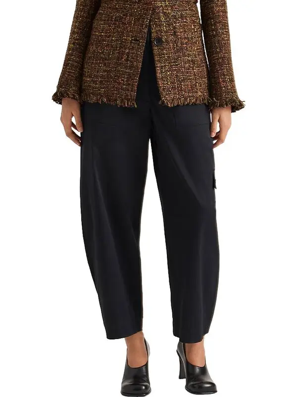Proenza Schouler White Label Talla Stretch Cotton Cargo Pants - Black