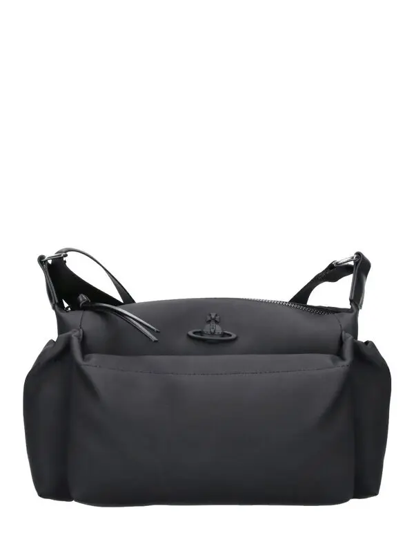 VIVIENNE WESTWOOD Nylon Shoulder Bag - Black