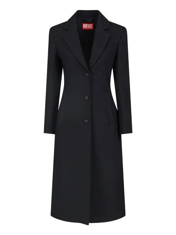 DIESEL® Wool-blend Tailored Jacket - Black