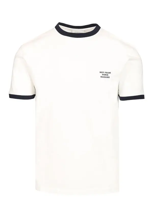 Drole De Monsieur 100% Cotton T-shirt - White