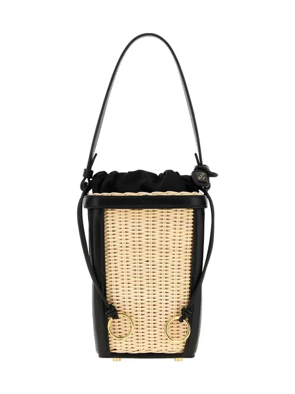 Alaïa Wicker And Leather Bucket Handbag - Multicoloured