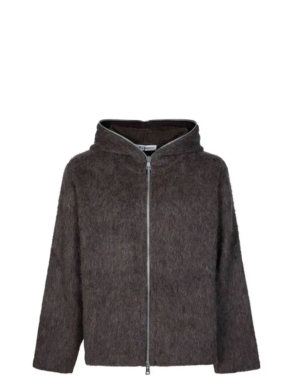 Our Legacy Full-zip Hooded Sweatshirt - Grigio