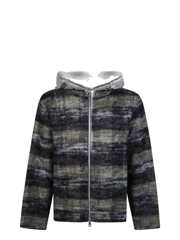 Our Legacy Full-zip Hooded Sweatshirt - Verde
