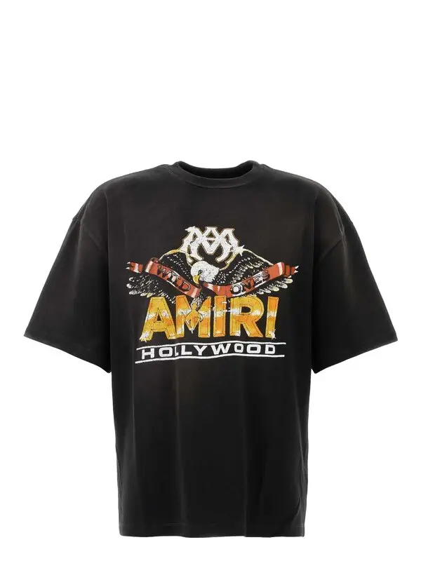 Amiri Oversized Cotton T-shirt - Black