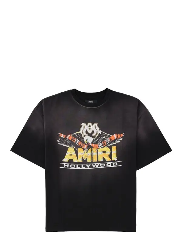 Amiri Oversized Cotton T-shirt - Black