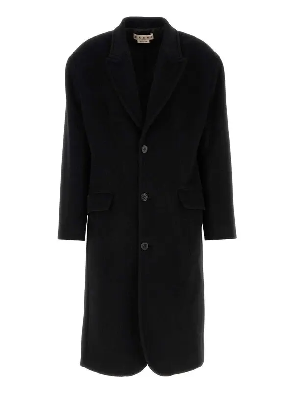 Marni Textured Wool-mohair Jacket - Black
