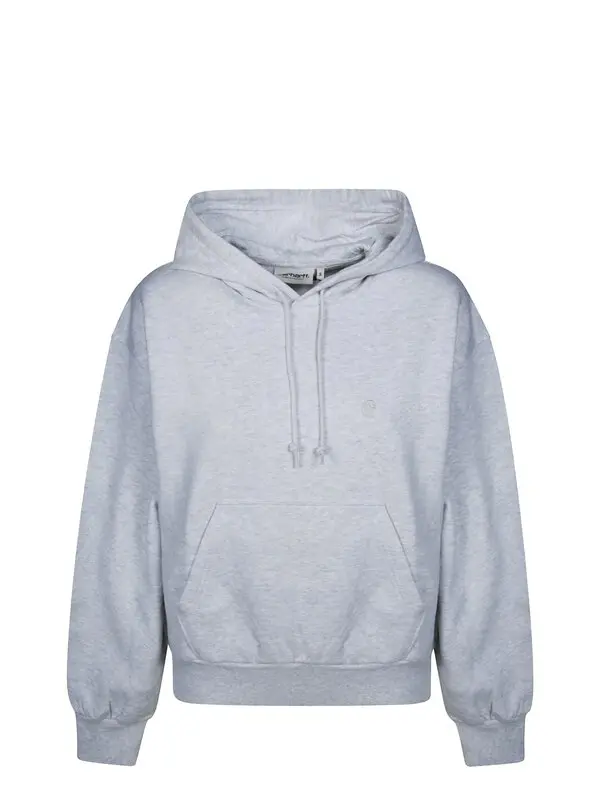 Carhartt Hooded Casey Cotton Sweatshirt - Grigio
