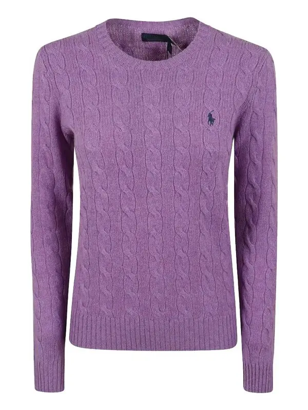 Polo Ralph Lauren Rib-knit Crewneck Sweater - Viola