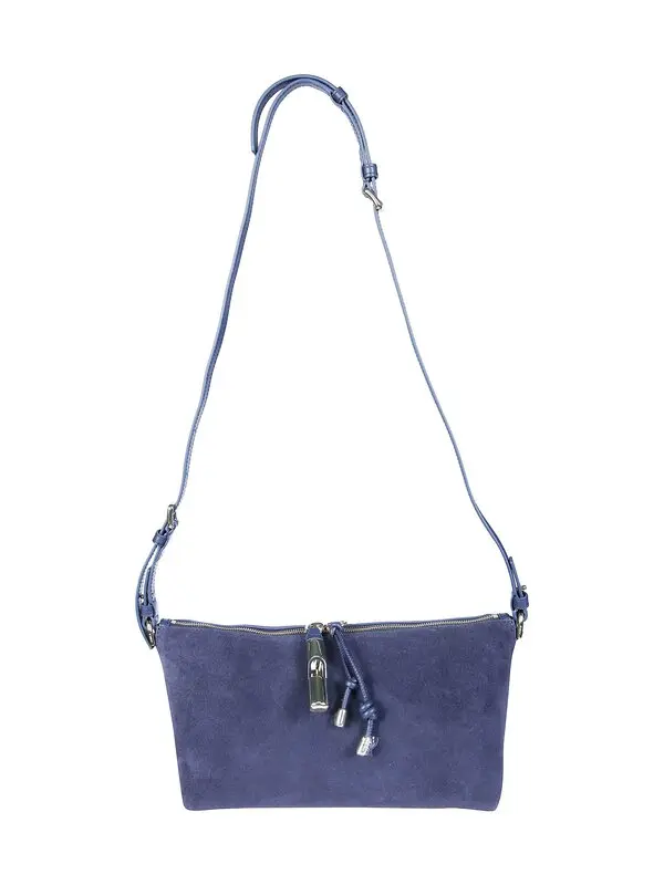Furla Debby Mini Soft Shoulder Bag - Blu