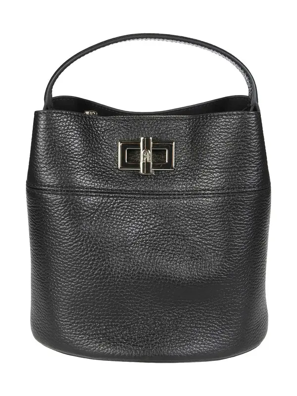 Furla Amelia Mini Bucket Handbag - Nero