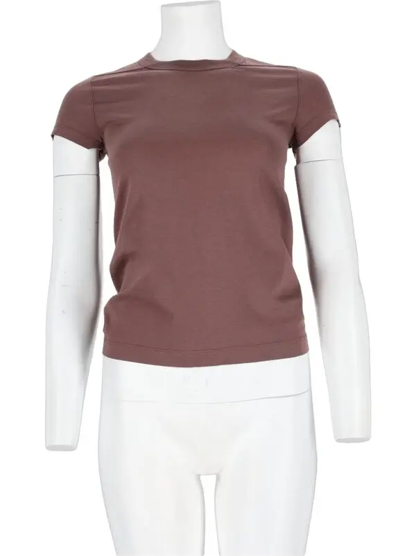 Rick Owens Fitted Short Sleeve Crewneck T-shirt - Grey
