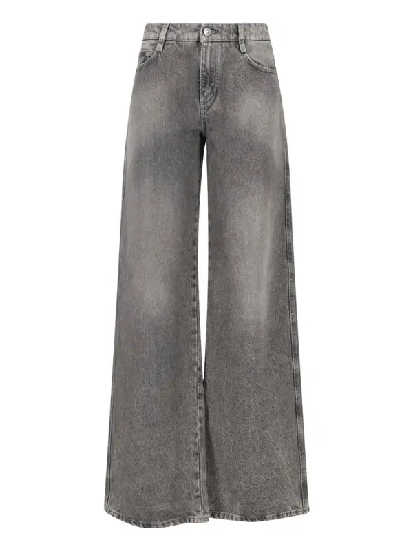 Ermanno Scervino Wide-leg Jeans - Black