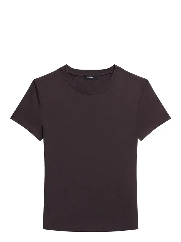 Theory Organic Cotton Tiny T-shirt - Brown