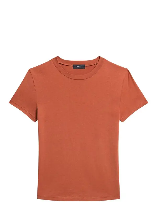 Theory Organic Cotton Tiny T-shirt - Red