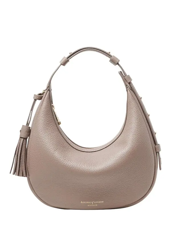 ASPINAL OF LONDON Mini Soho Crescent Shoulder Bag - Neutral