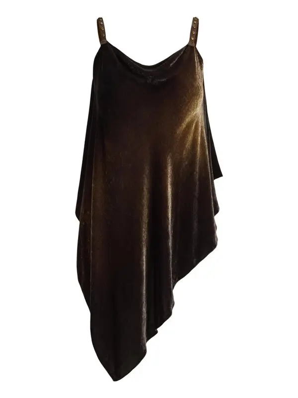 Ralph Lauren Idina Velvet Top - Brown