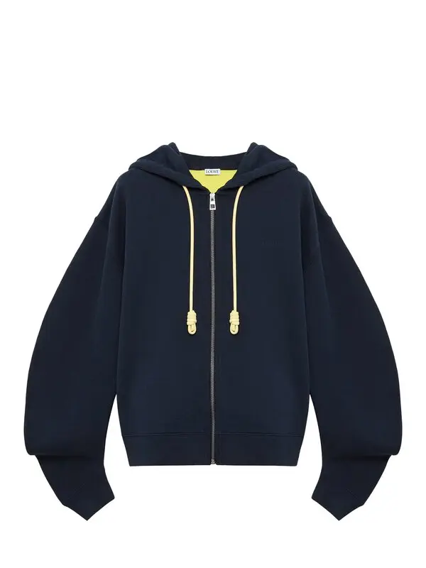 Loewe Zip-up Hoodie - Navy