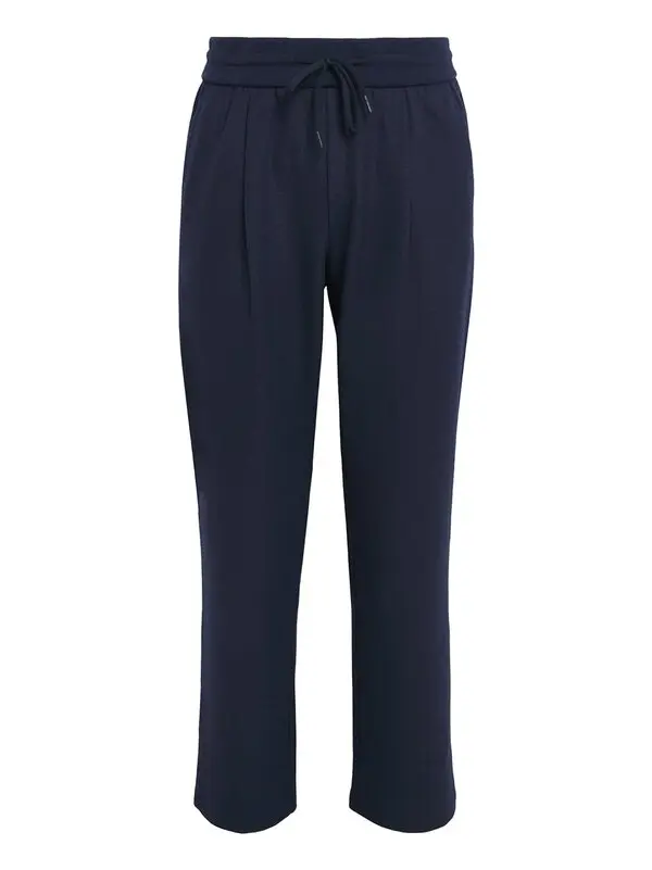 Herno Double Jersey Straight Trousers - Navy