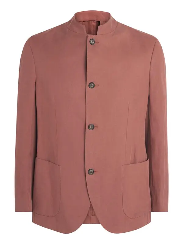 Eleventy Single-breasted Jacket - Brown