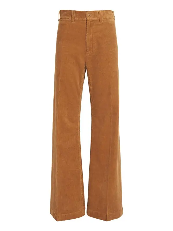 Polo Ralph Lauren Corduroy Beaton Flare Trousers - Beige