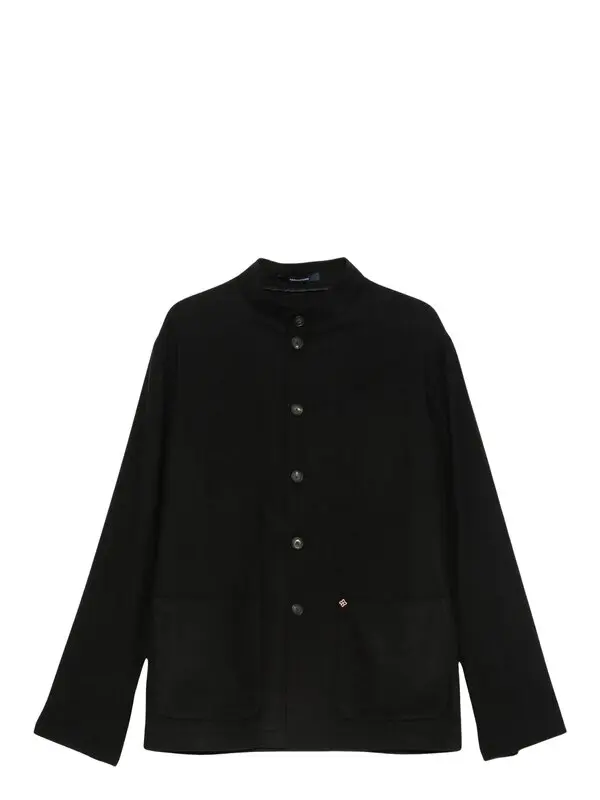Tagliatore Mandarin-collar Button-fastening Blazer - Blue