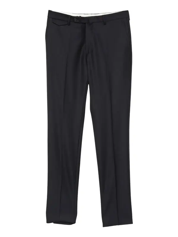 Tagliatore Virgin Wool Trousers - Blue