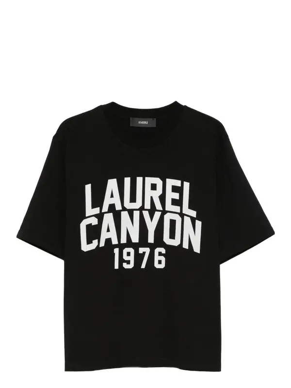 Amiri Laurel Canyon Box T-shirt - Black