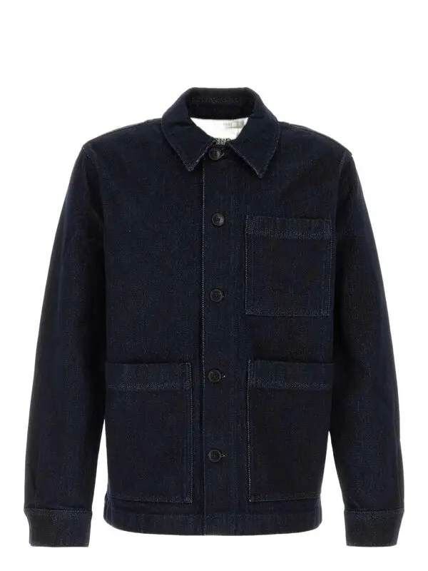 Closed Long-sleeve Casual Denim Jacket - Black