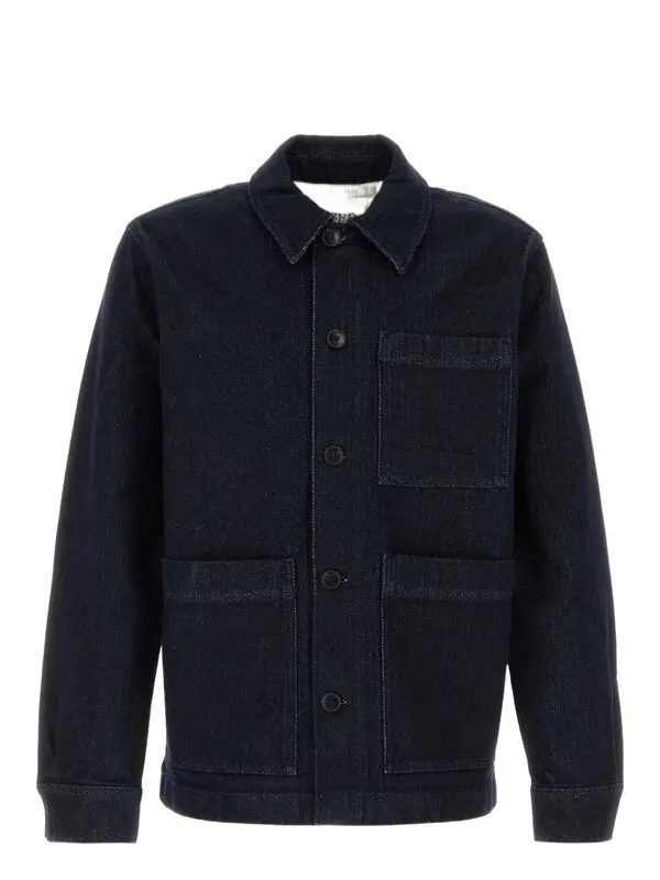 Closed Long-sleeve Casual Denim Jacket - Black