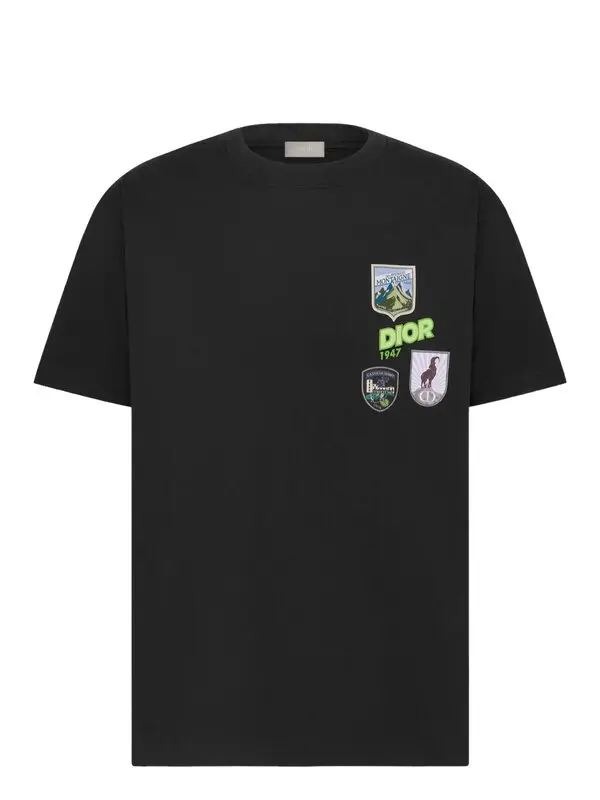 Dior Mountain T-shirt, Relaxed Fit - Black