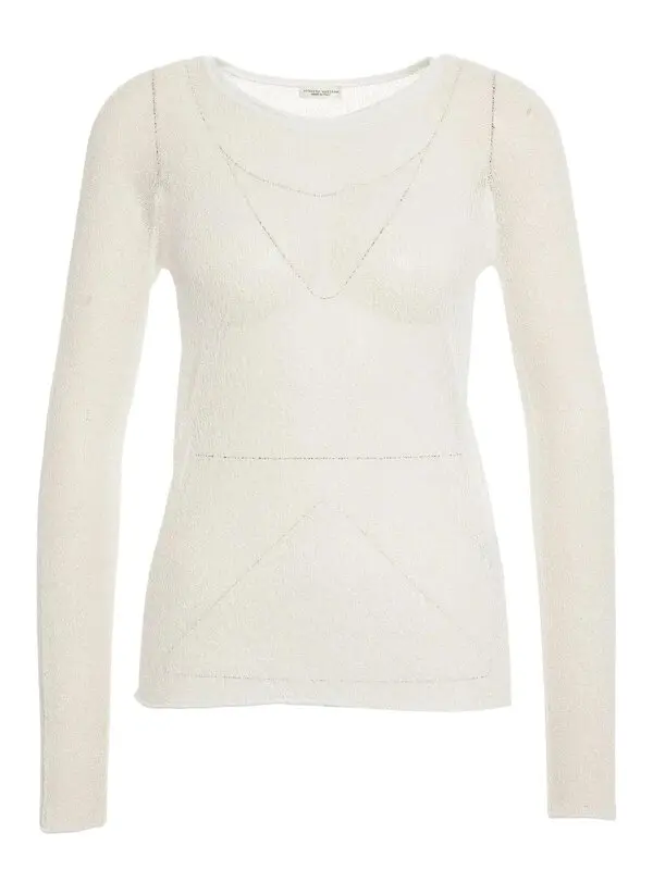 ROBERTO COLLINA Openwork Lace-effect Jumper - No