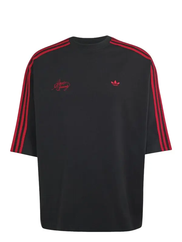 Adidas T-shirt Asia Sizing - Black