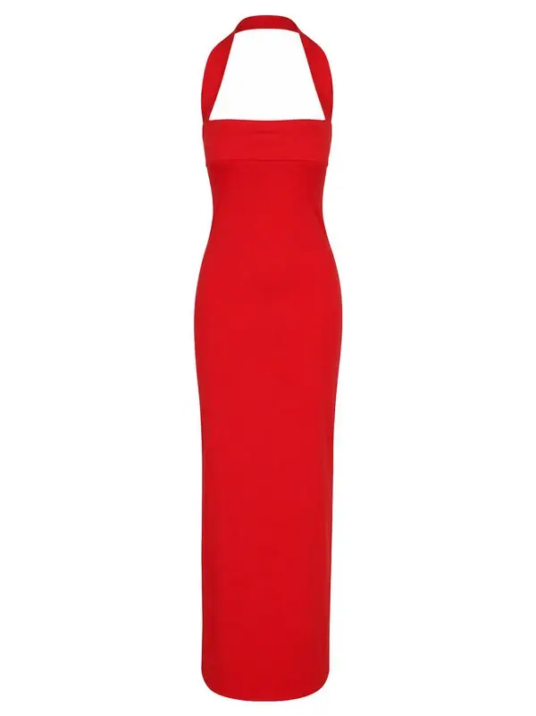 DELFI COLLECTIVE Lory Halter Gown - Red