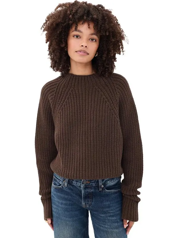 Free People Low Tide Pullover - Chocolate