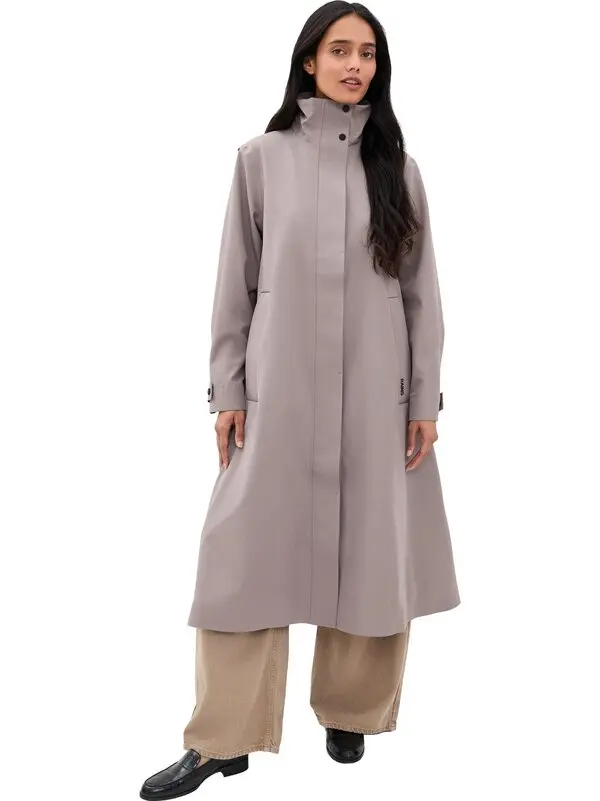 Rains Suva Softshell A-line Jacket - Cinder