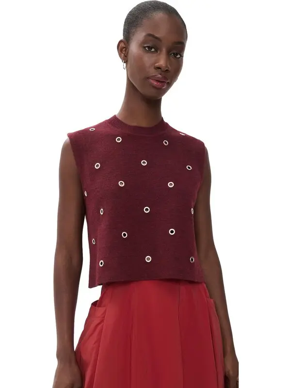 Rachel Comey Vega Alpaca Pullover - Garnet