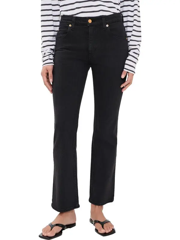 JAMIE HALLER The Rooney Jeans - Washed Black