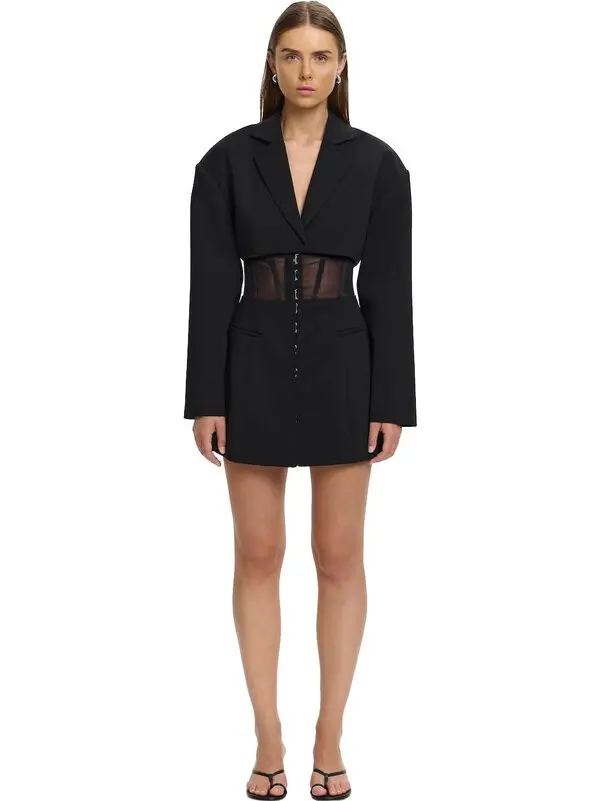 Significant Other Lumi Blazer Dress - Black