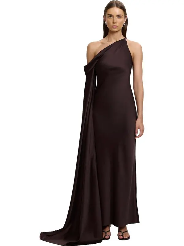 Significant Other Daira Long Sleeve Dress - Chocolate