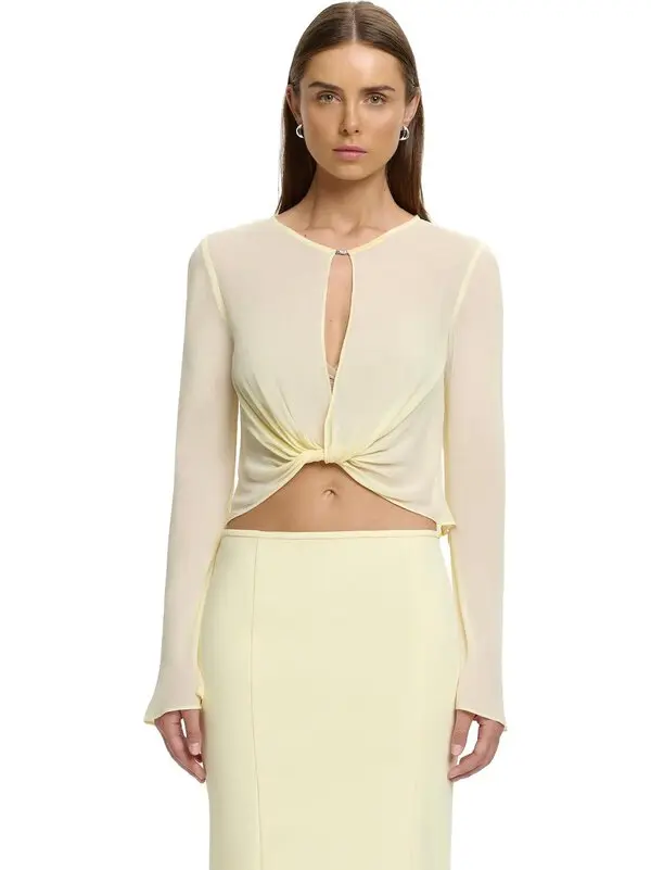 Significant Other Yeirah Long Sleeve Top - Vanilla