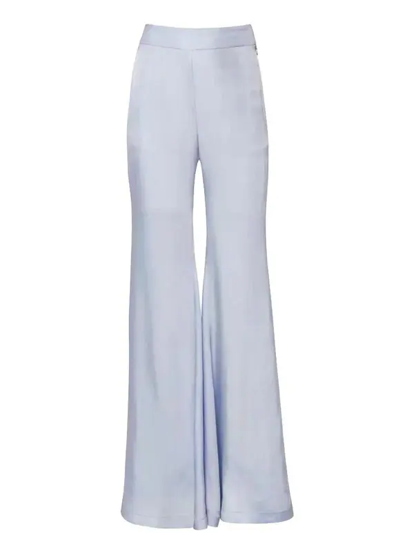 FLEUR DU MAL Flared Trousers - Blue
