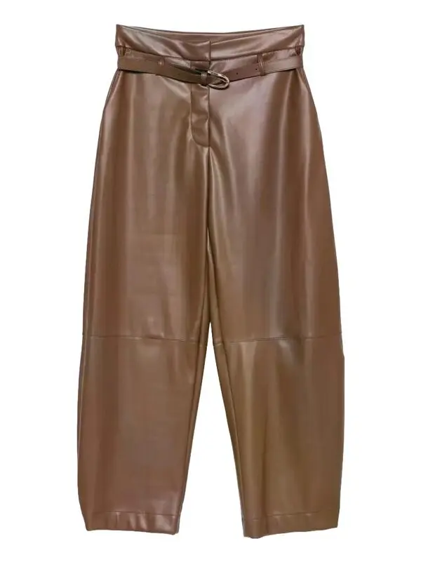 Imperial Belted Trousers - Brown