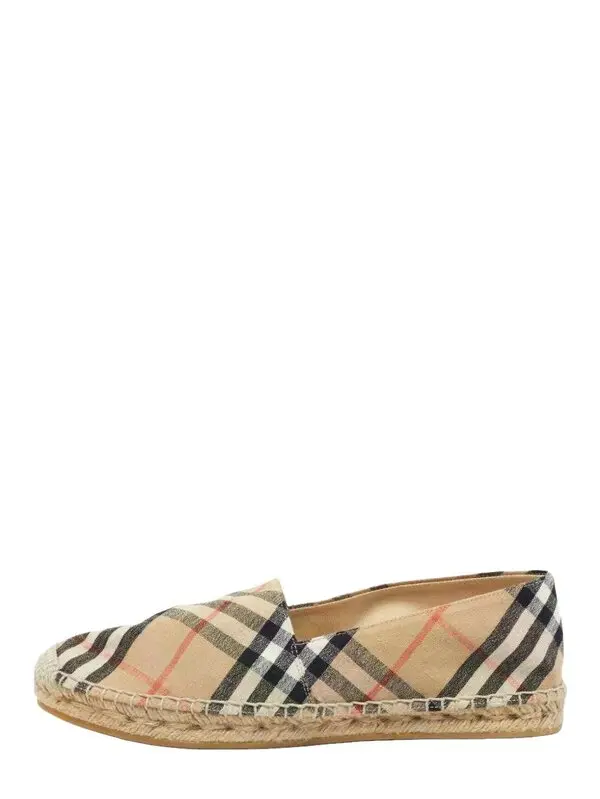 Burberry Check Mews Espadrilles - Neutrals